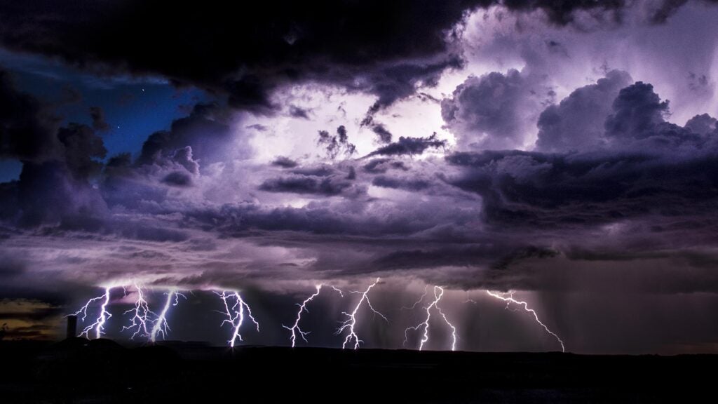 Thunderstorms and Lightning in Yellowstone