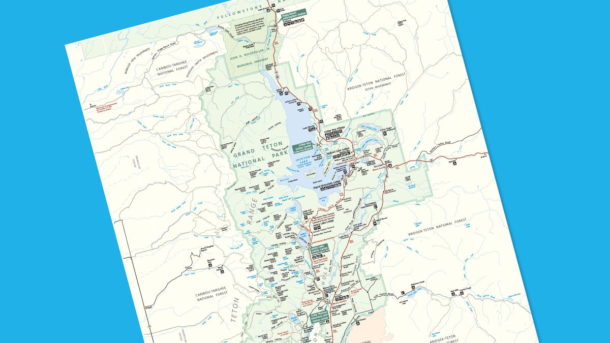 Official Grand Teton National Park Map PDF