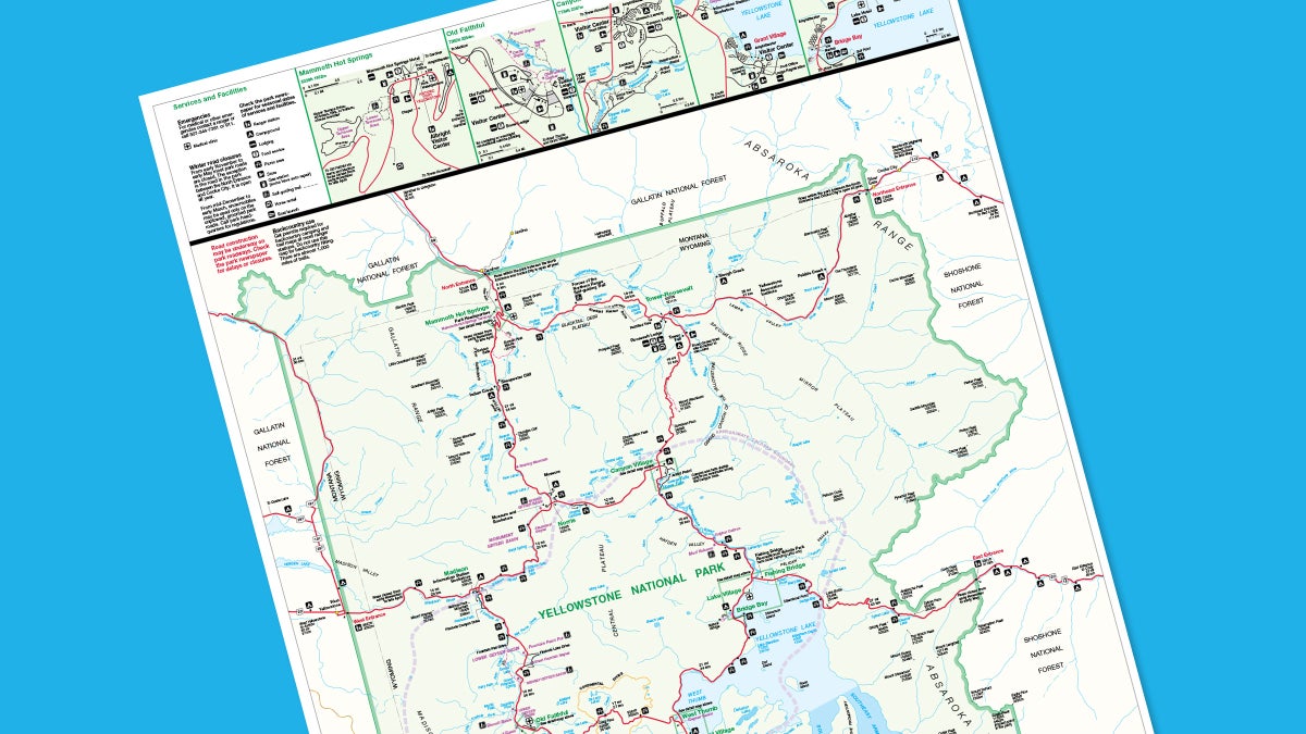 Official Yellowstone National Park Map PDF